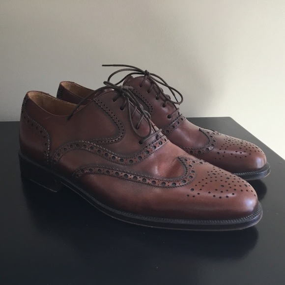 Magnanni | Shoes | Magnanni Brown Wingtip Oxford Shoes 8m 8 | Poshmark
